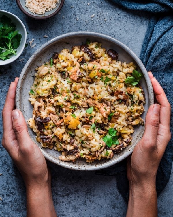 The Best Vegan Mushroom Risotto - Rainbow Plant Life
