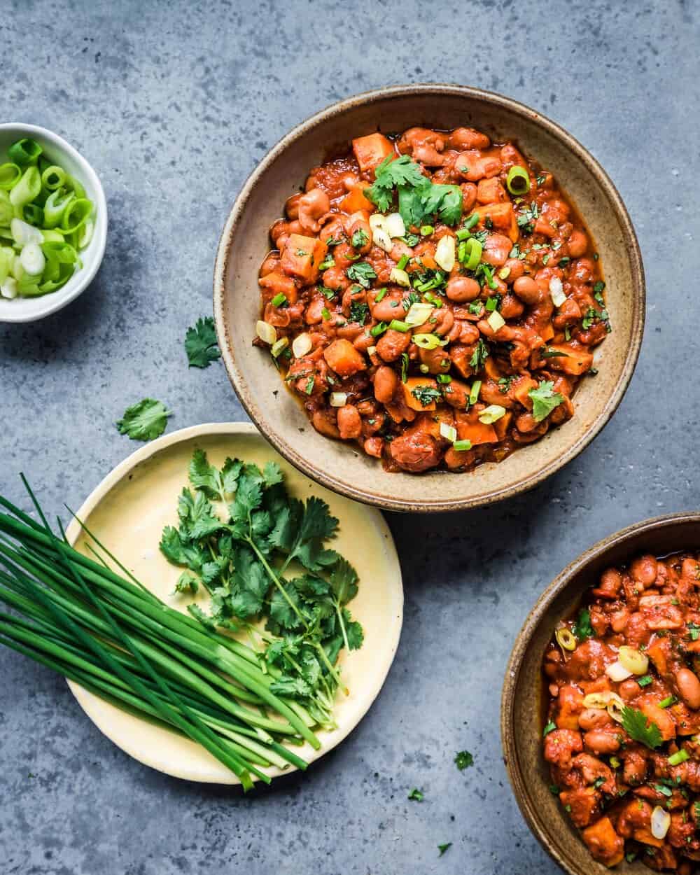 Smoky Sweet Potato and Pinto Bean Chili - Rainbow Plant Life