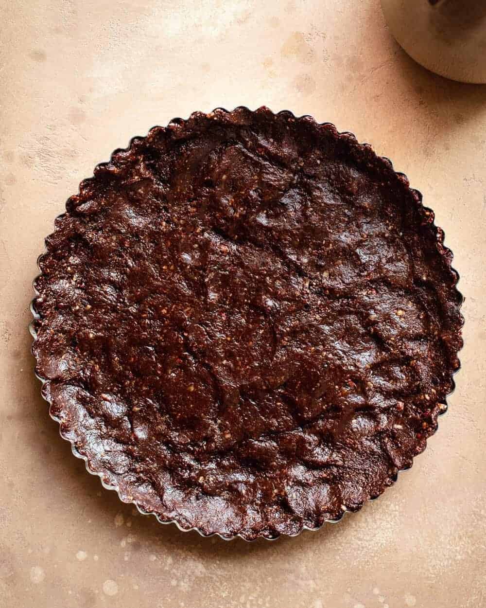 Vegan Salted Chocolate Cream Tart - Rainbow Plant Life