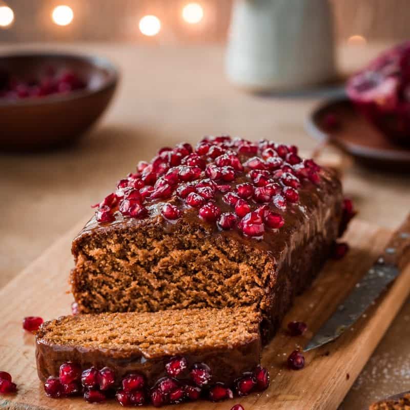 Fluffy Vegan Gingerbread Cake - Rainbow Plant Life