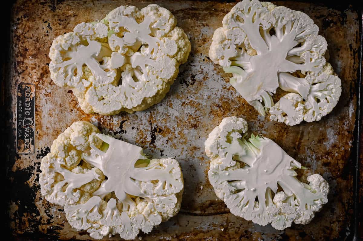 Cauliflower Steaks with Caramelized Shallots - Rainbow Plant Life