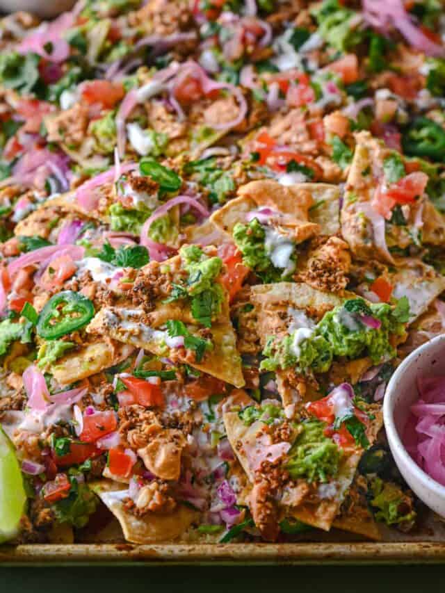 Vegan Nachos - Rainbow Plant Life