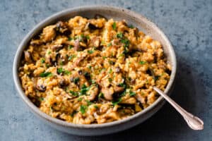 The Best Vegan Mushroom Risotto - Rainbow Plant Life