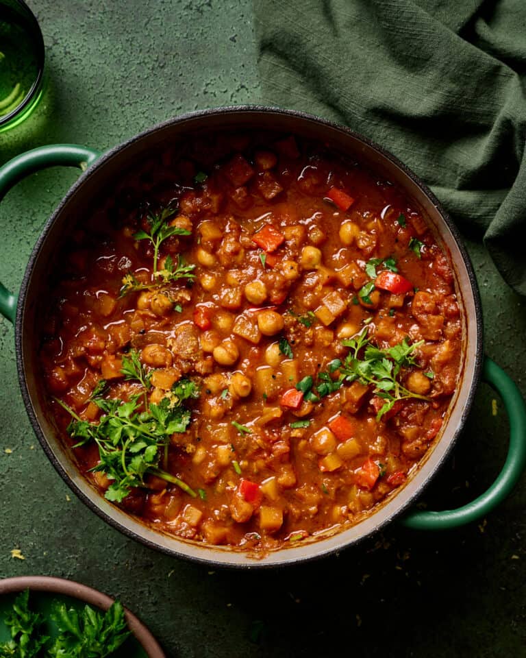 Vegan Tagine With Chickpeas Rainbow Plant Life