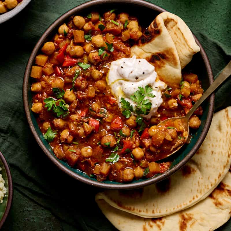 Vegan Tagine with Chickpeas - Rainbow Plant Life