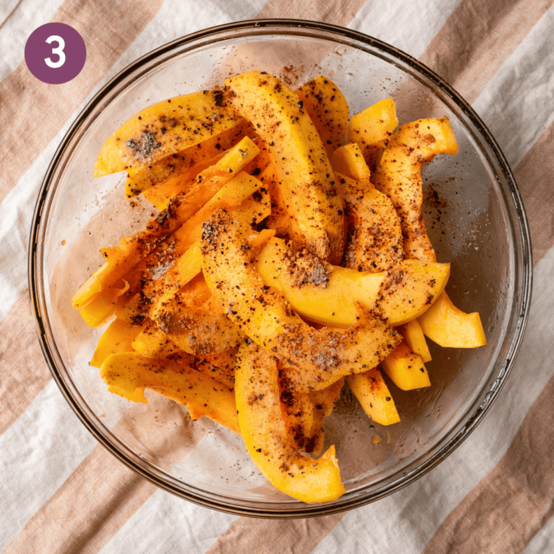 Roasted Pumpkin Salad with Balsamic Vinaigrette - Rainbow Plant Life